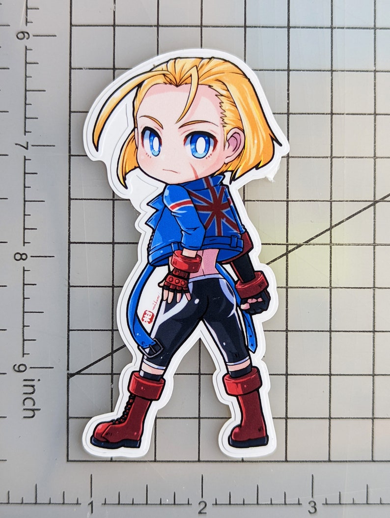 Street Fighter 6 Chibi Cammy Vinyl Stickers - Etsy
