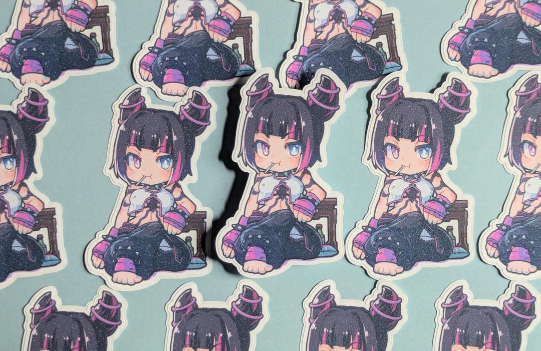 Street Fighter 6 Chibi Juri Sticker - Etsy