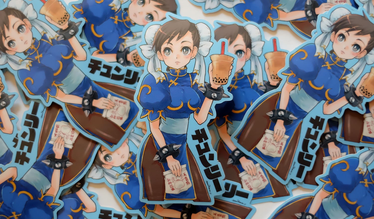 Street Fighter Chun Li- Boba and Bun/ Chibi Spinning Bird Kick Vinyl ...