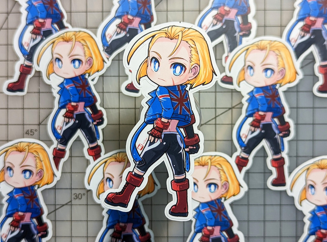 Street Fighter 6 Chibi Cammy Vinyl Stickers - Etsy