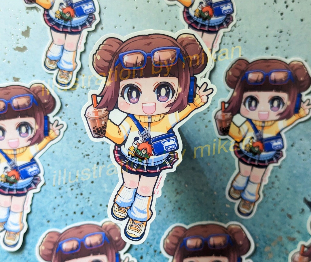 Street Fighter 6 Li Fen Vinyl Glitter Stickers - Etsy