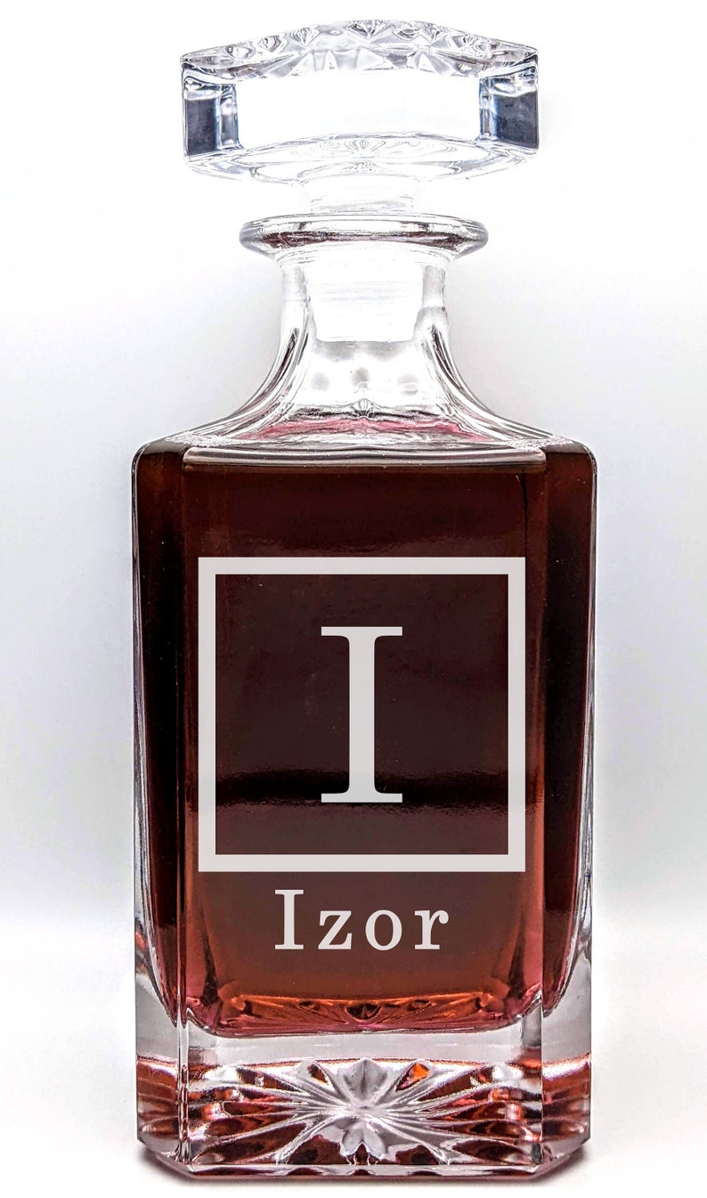 Whiskey Decanter Set Personalized Barware Wedding Gift - Etsy