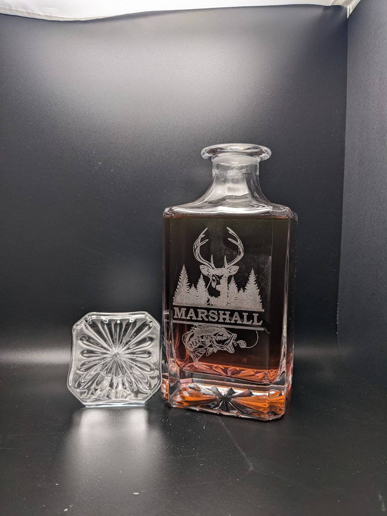 Whiskey Decanter Set Personalized Barware Wedding Gift - Etsy