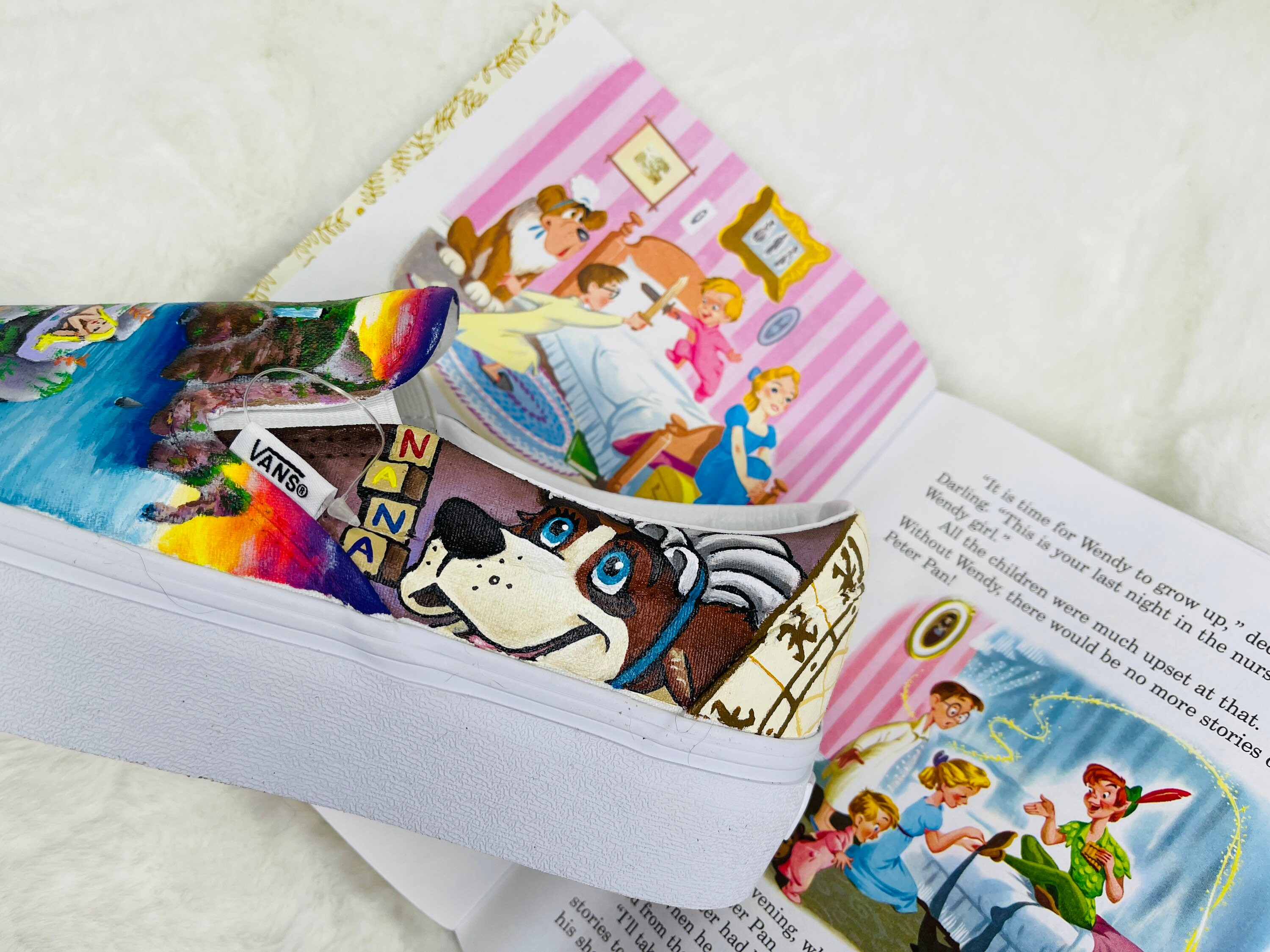 Hand Painted Disney Vans Custom Disney Shoes - Etsy