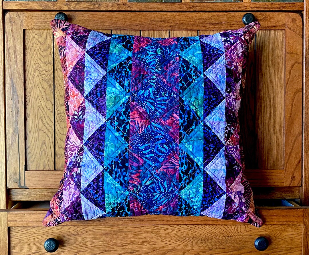Quilted Pillow Cover: Karnak pattern by Tessellate Textiles. Perfect ...