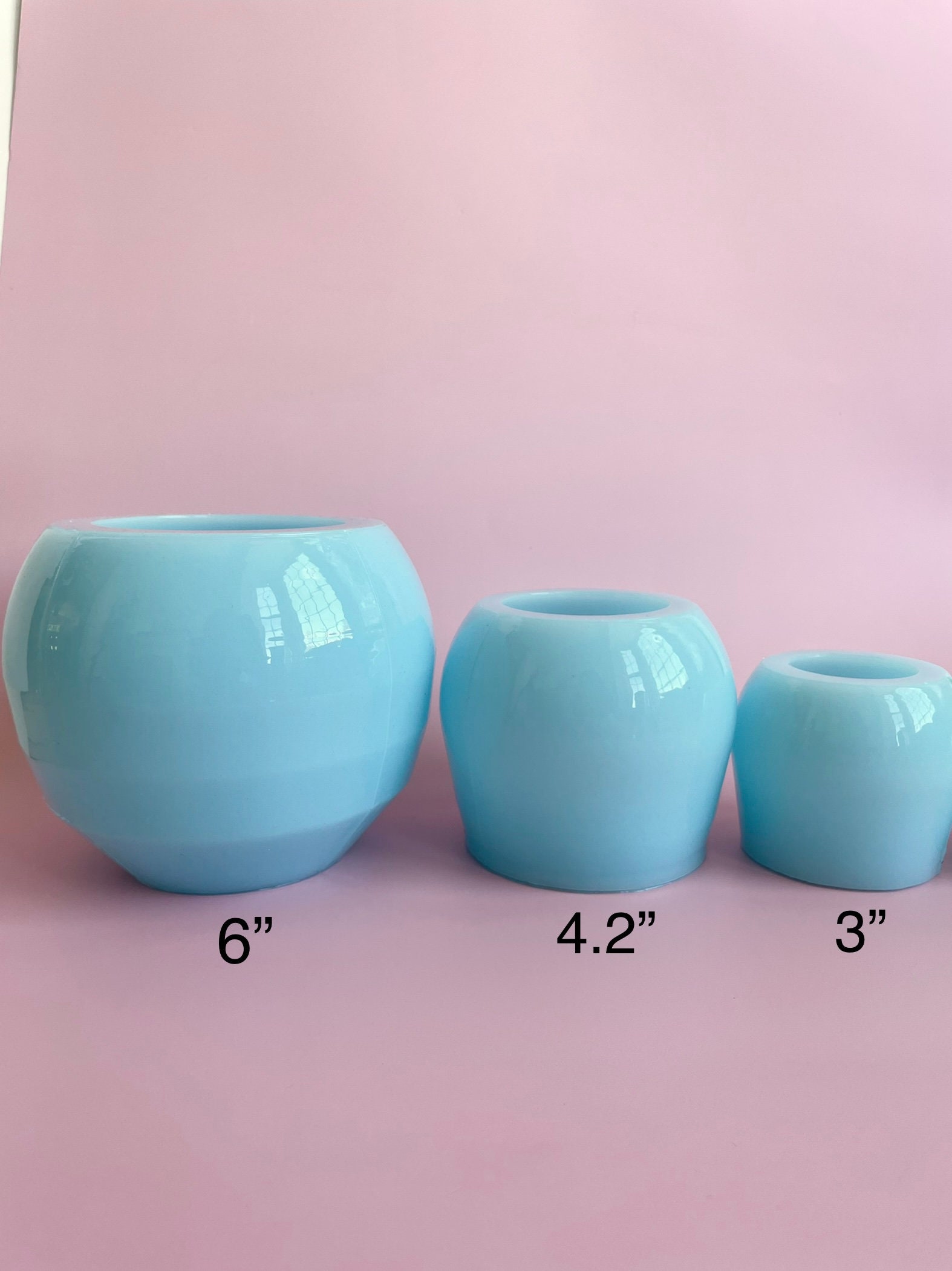 Large Sphere Silicone Molds // Free Standing Sphere Mold // - Etsy