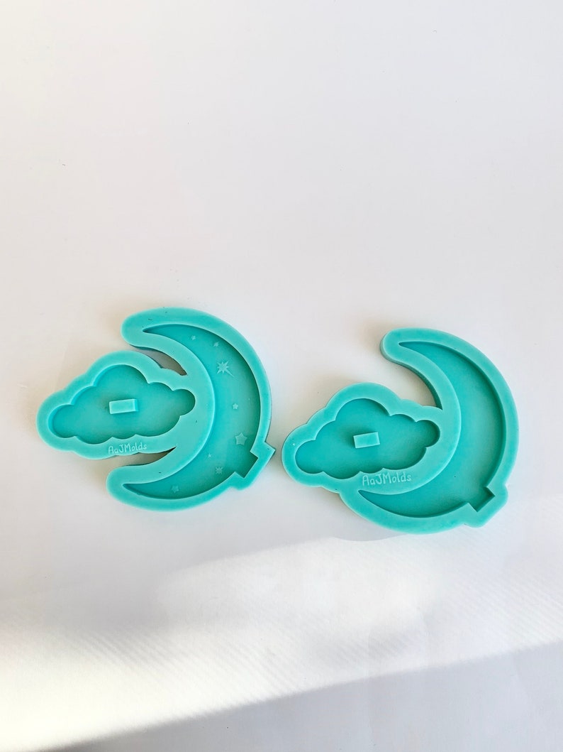 Moon ring holder silicone mold // ring holder mold // mold for | Etsy