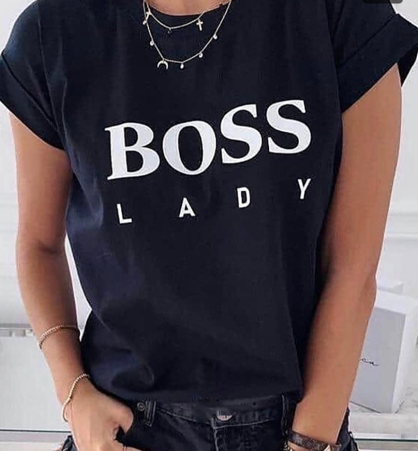 BOSS Lady T-shirt_boss Matching Shirt_gift Idea for Boss_girls - Etsy ...