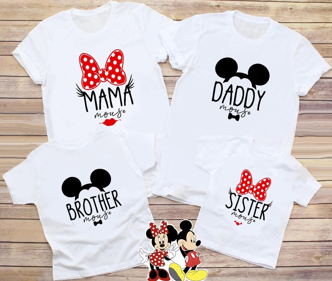 Mama Mouse Mini Mouse Sister Mouse Daddy Mouse Brother Mouse_matching ...