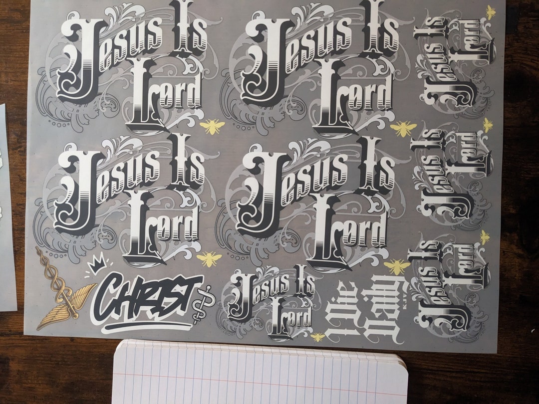 Jesus is Lord Heat Transfer Design - Etsy