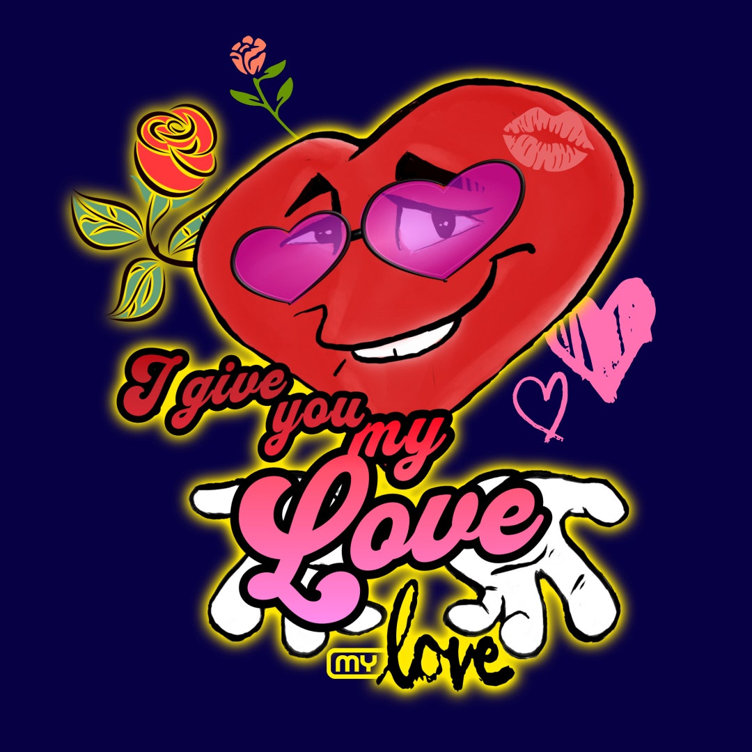 I Send You My Love SVG File Instant Digital Download - Etsy