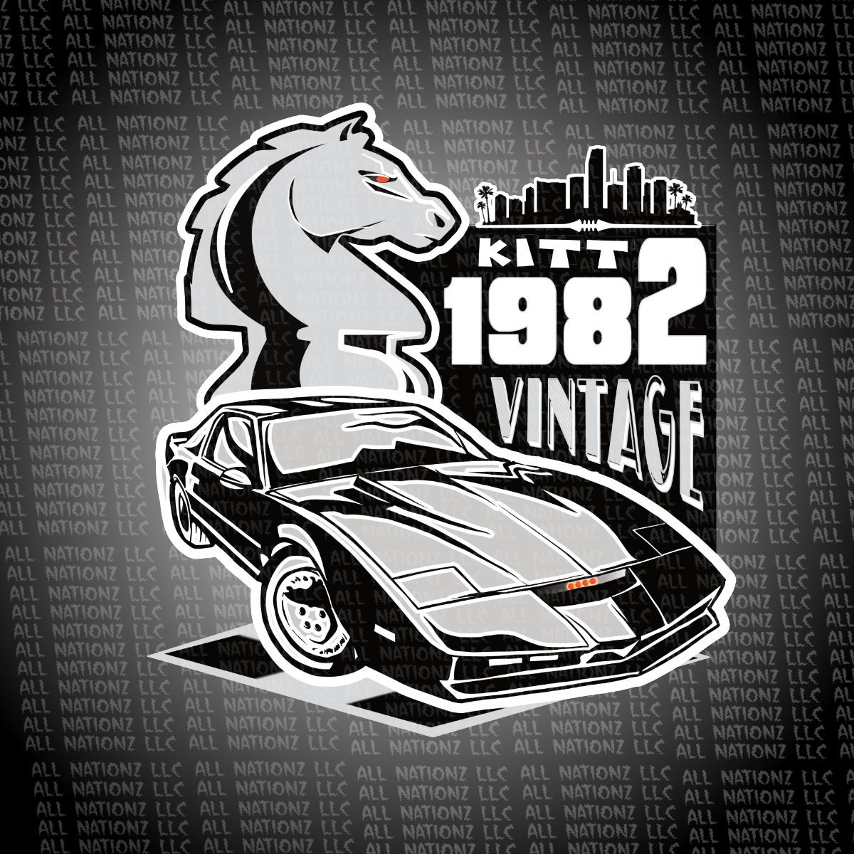 Knight Rider - Vintage - 1982 - SVG and PNG - Etsy