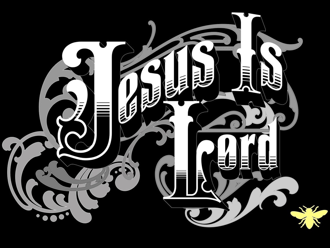 Jesus is Lord - SVG & PNG File - Etsy