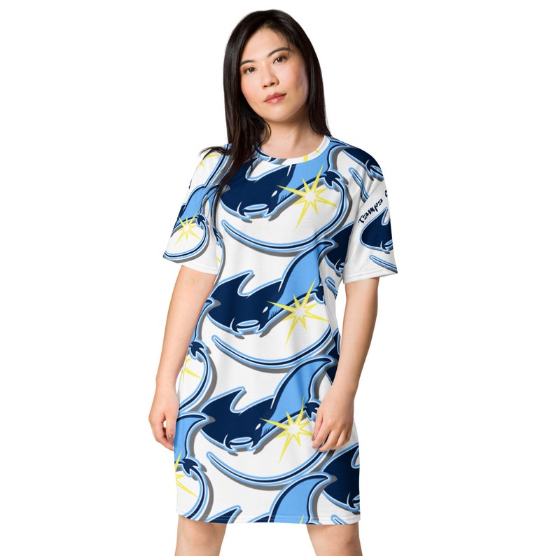 Manta Ray - Team Spirit - Tampa Bay Baseball - Ray -t-shirt Dress - Etsy