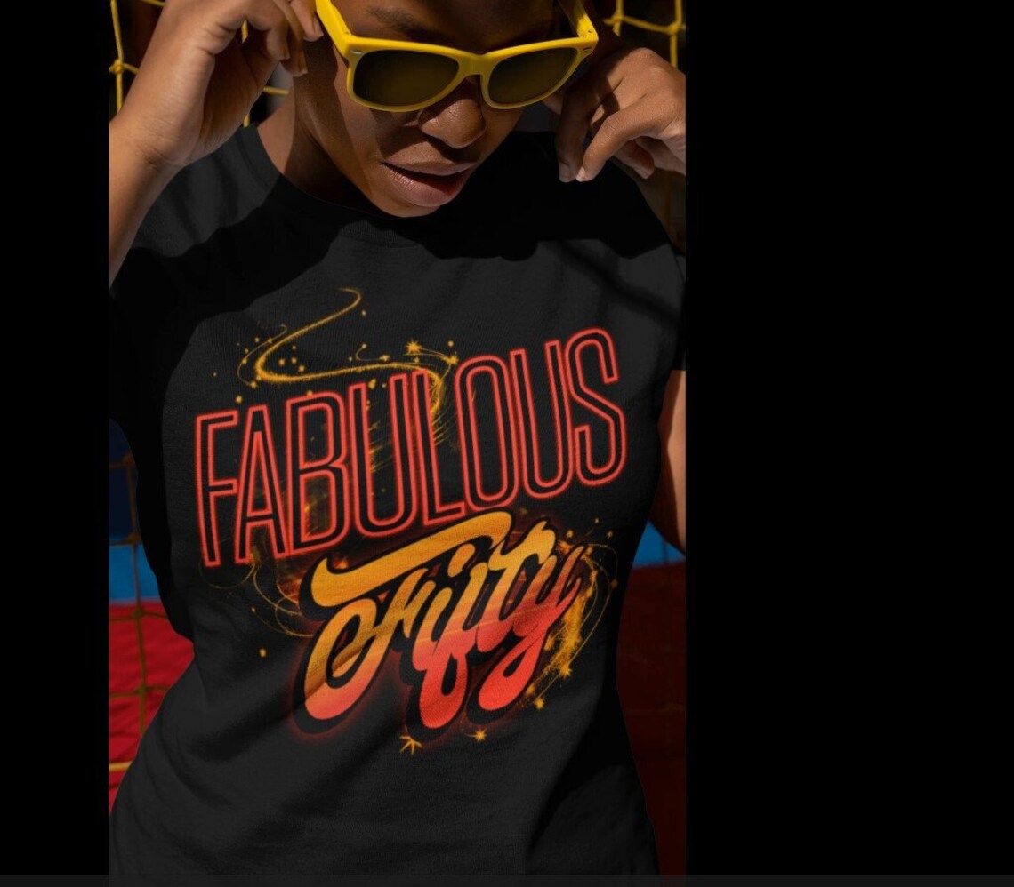 Fabulous Fifty Digital File PNG - Etsy