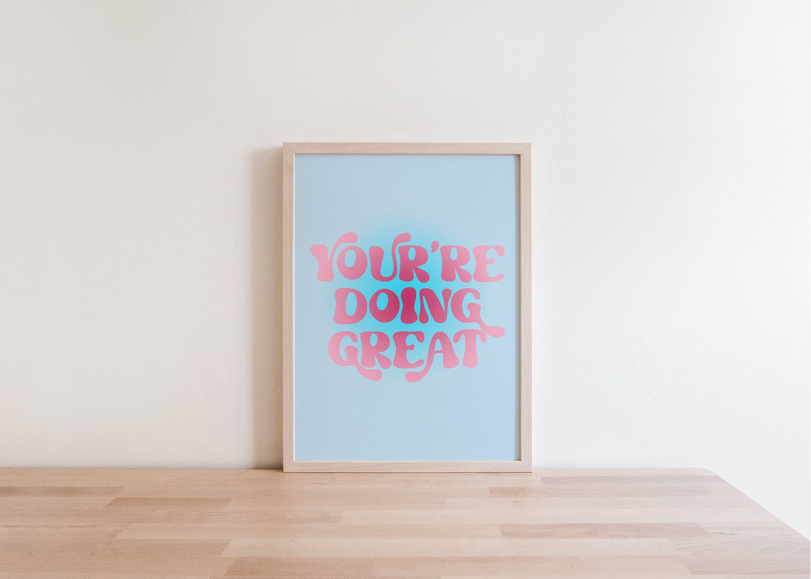 You're Doing Great Quote Art Print Motivational Wall Art - Etsy