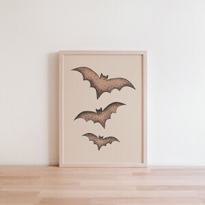 Halloween Bat Wall Art | Bat Wall Art | Halloween Art Print | Halloween ...