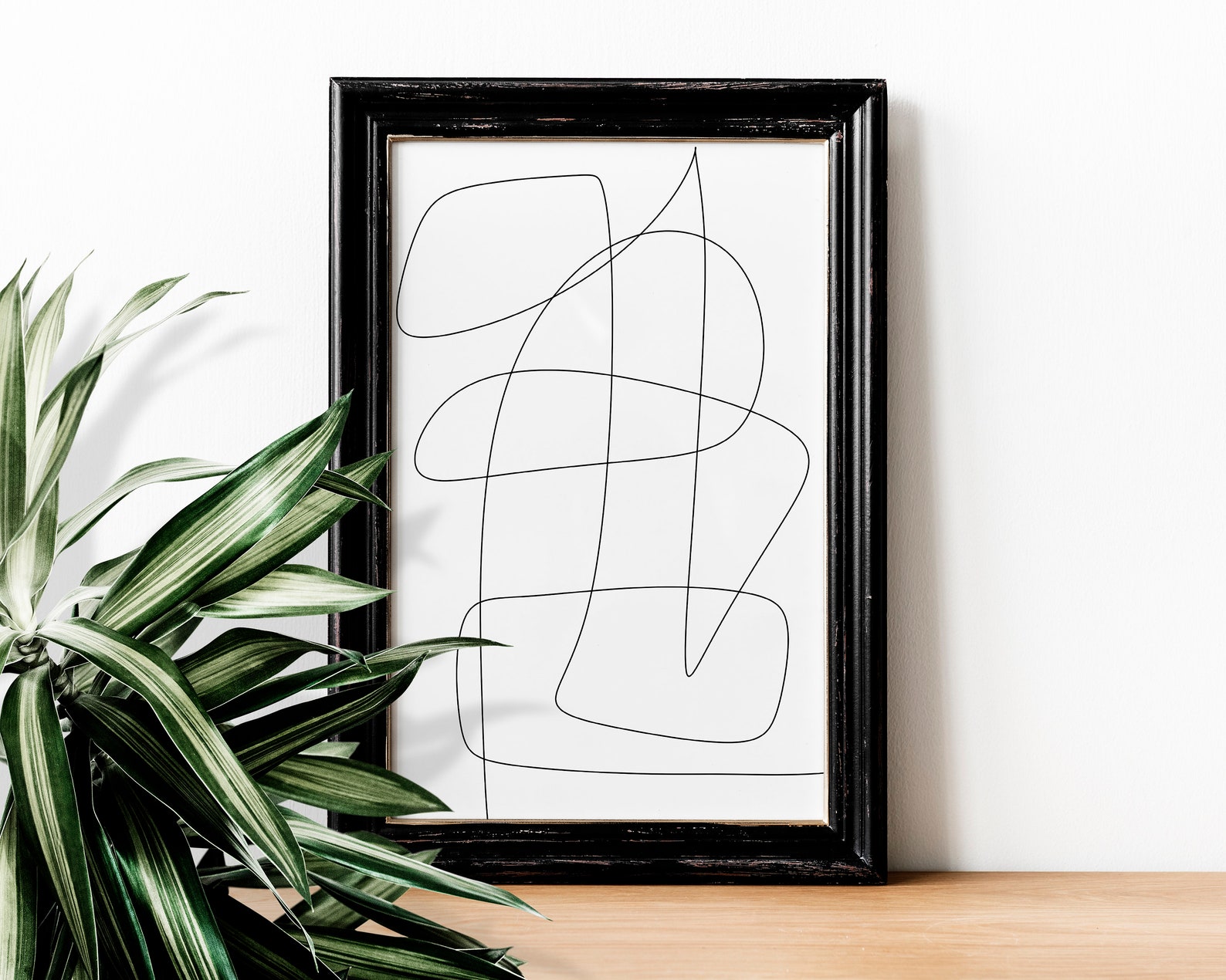 Scribble Art | One Line Art | Minimalist Line Art | Fine Line Art Print ...