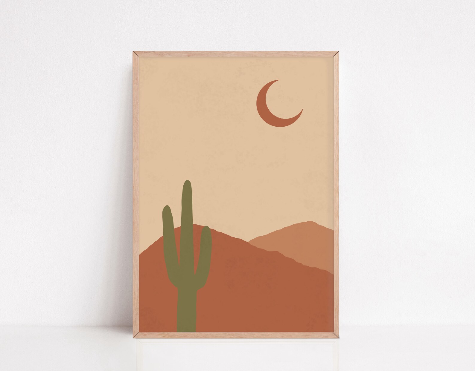 Desert Wall Art Terracotta Print Landscape Printable Art Boho Wall Art ...