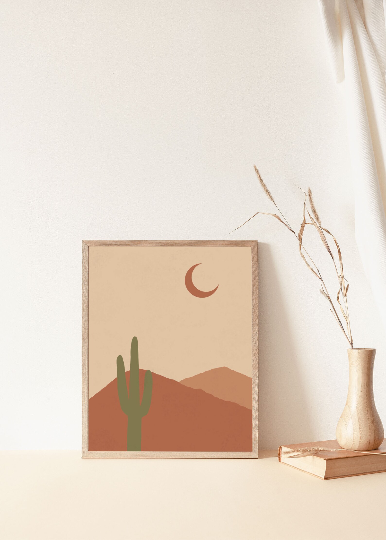 Desert Wall Art Terracotta Print Landscape Printable Art Boho Wall Art ...