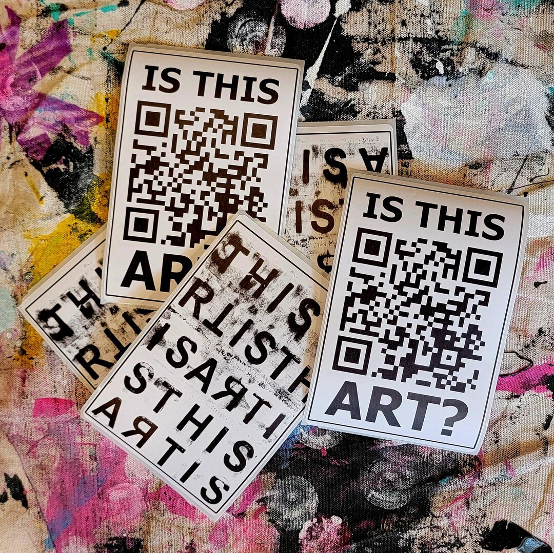 Is This Art?, Sticker Pack. 5 Stickers / Graffiti Slaps, 4x6 Inches ...