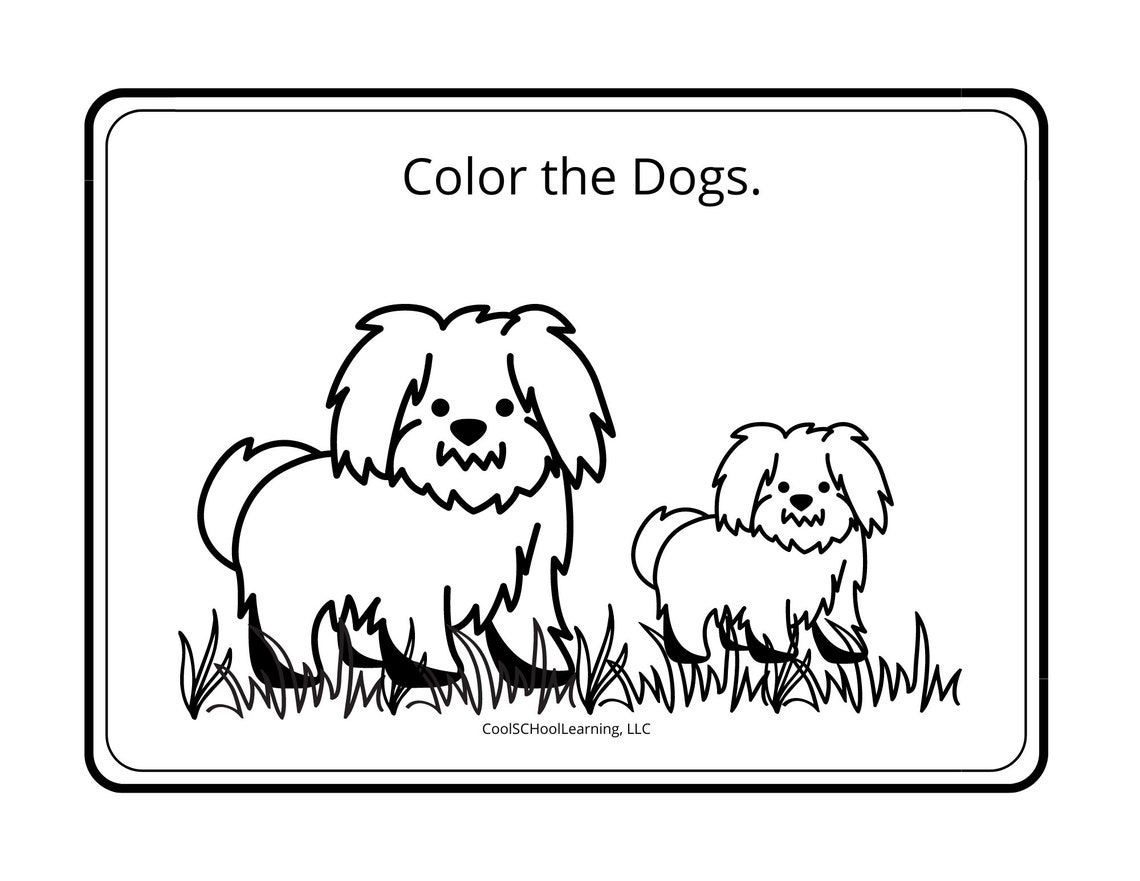Animal Coloring Pages for Kids, Animal Coloring Sheet, Prek Worksheets ...