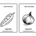 Vegetable Coloring Pages, Kids Coloring Sheets, Veggie Print, Prek ...