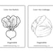 Vegetable Coloring Pages, Kids Coloring Sheets, Veggie Print, Prek ...