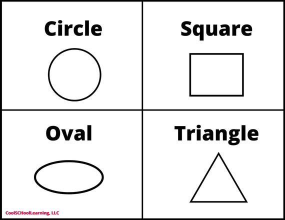 Printable Oval Shapes