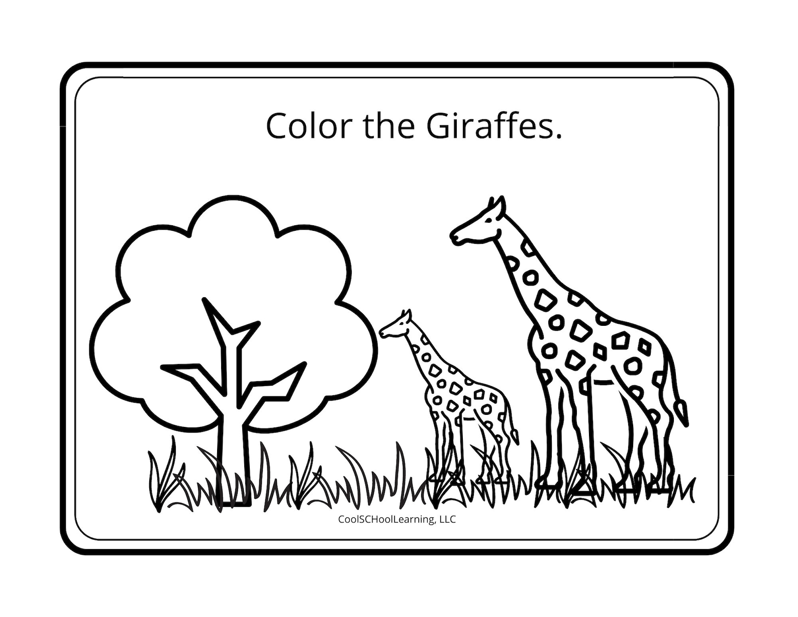 Animal Coloring Pages for Kids, Animal Coloring Sheet, Prek Worksheets ...