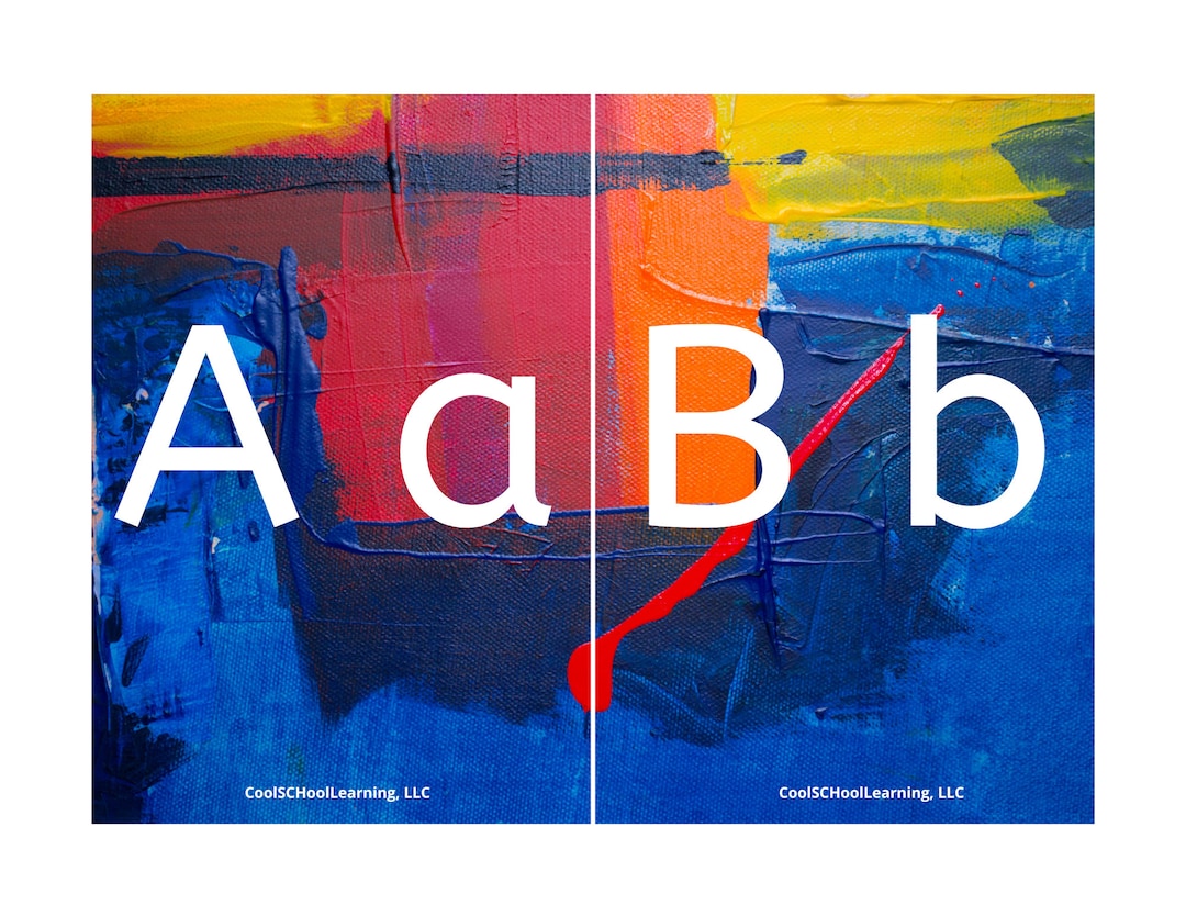 Rainbow Alphabet Letters, Abc Flash Cards, Rainbow Alphabet, Abc ...