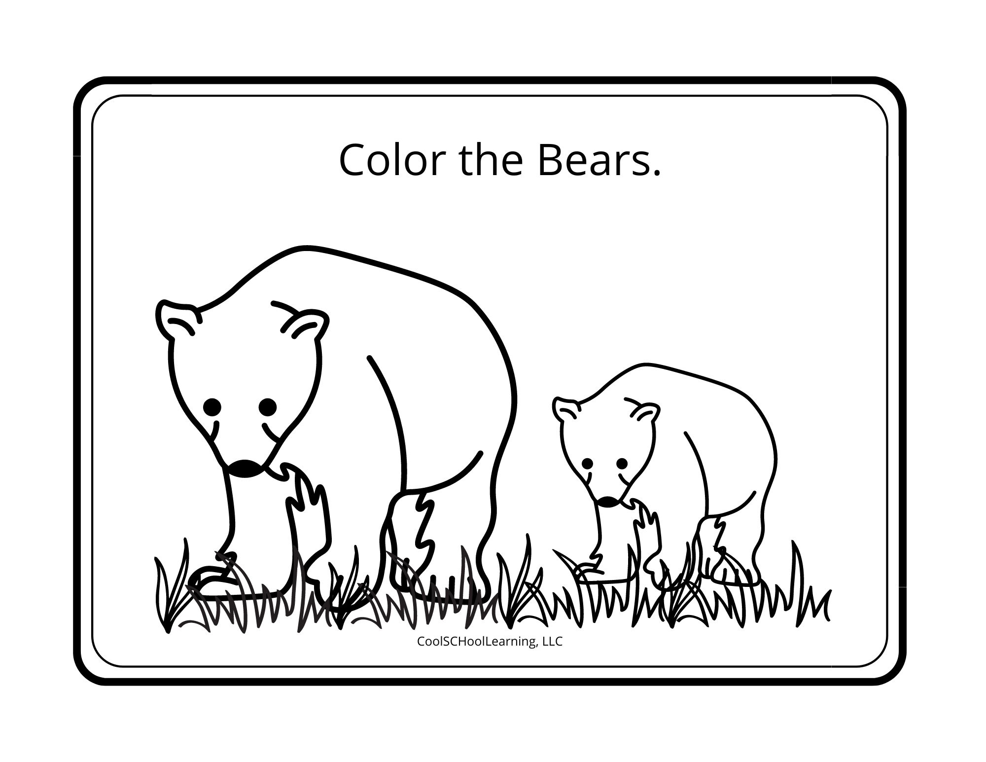Animal Coloring Pages for Kids, Animal Coloring Sheet, Prek Worksheets ...