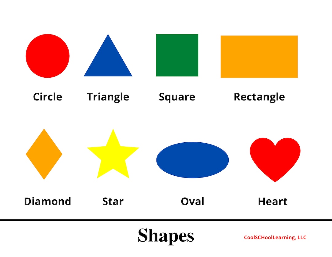Shapes and Numbers 1 - 20, Preschool Learning, Kindergarten Readiness ...