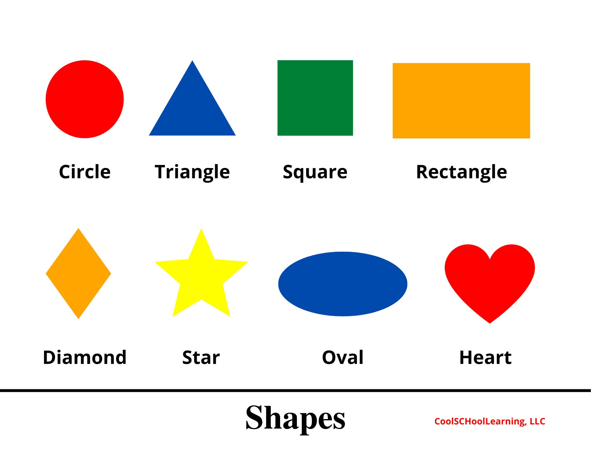 Shapes and Numbers 1 - 20, Preschool Learning, Kindergarten Readiness ...
