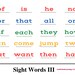 Sight Words Phonics Activities Sight Words Poster - Etsy Canada