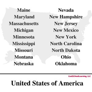 Social Studies Classroom Decor, Maps for Kids, United States Map ...