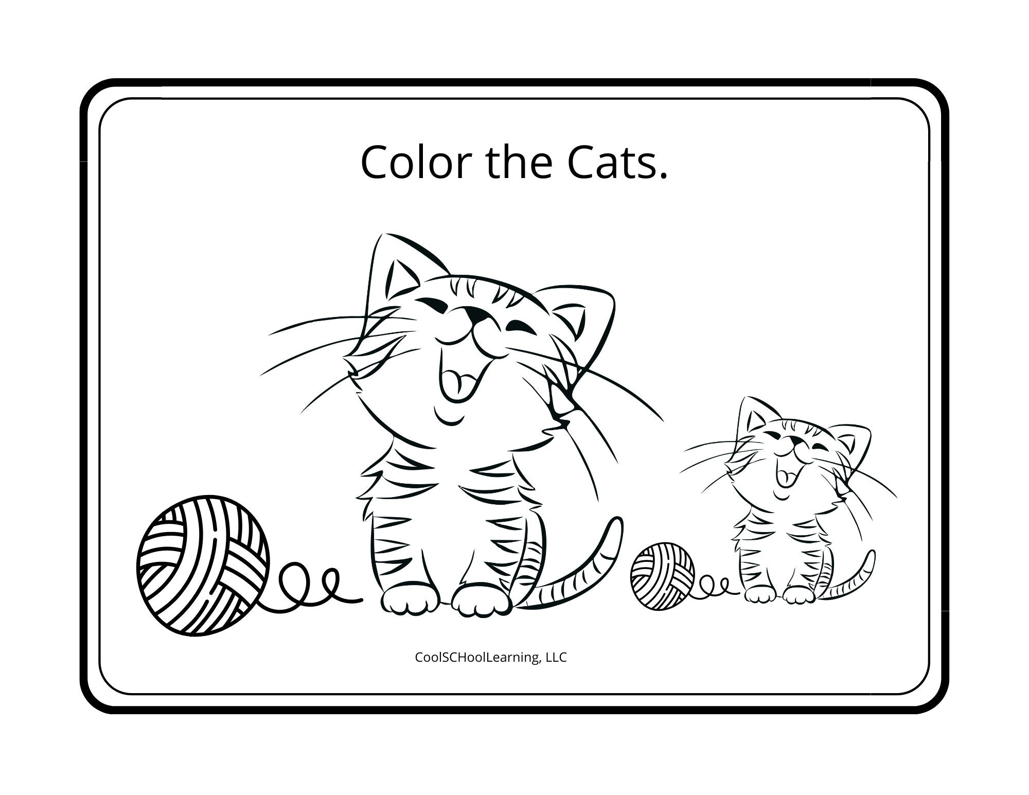Animal Coloring Pages for Kids, Animal Coloring Sheet, Prek Worksheets ...
