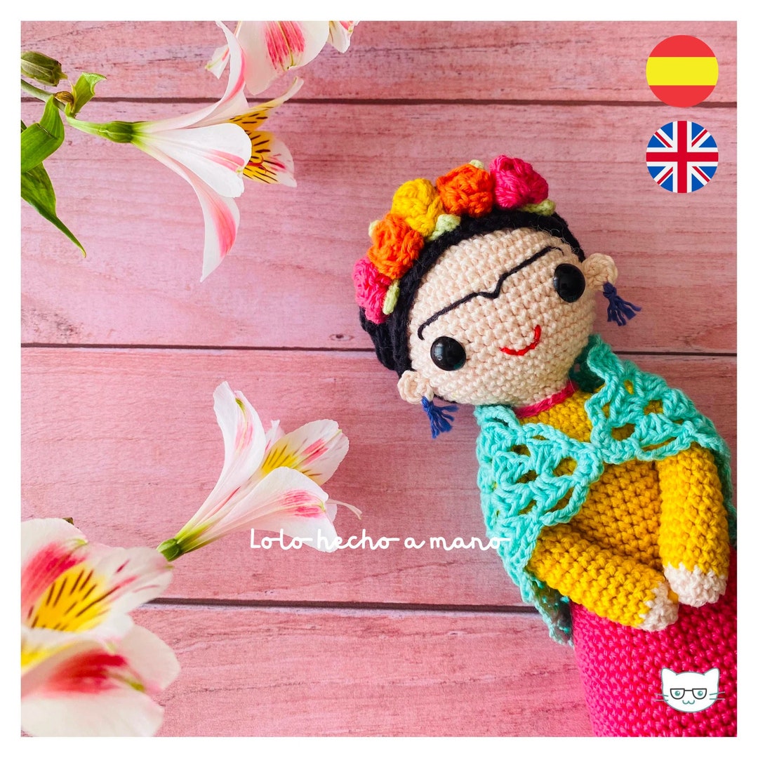 Frida Amigurumi Crochet Pattern ESP ENG - Etsy