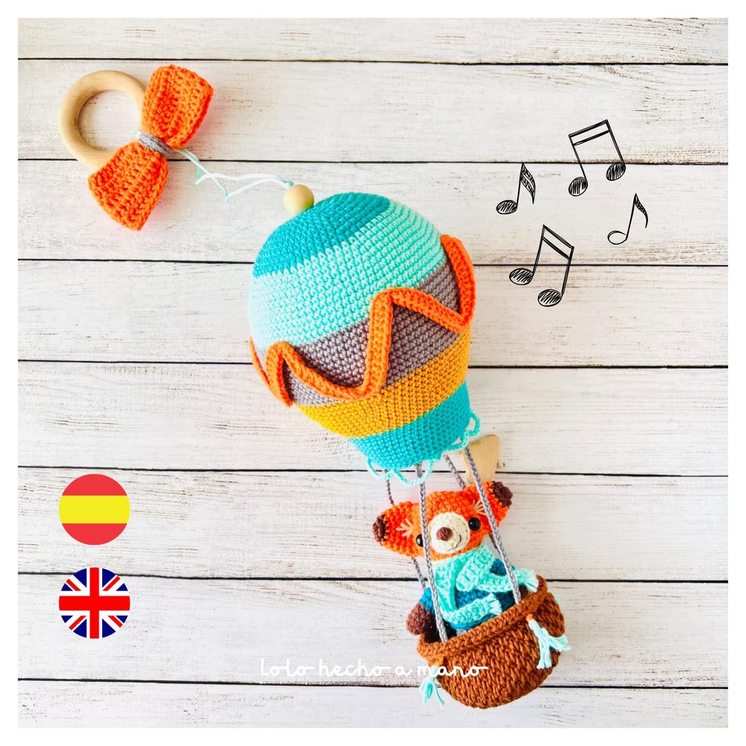 Toby the Adventurous Fox (music Box) | Amigurumi Pattern (ESP-ENG) - Etsy
