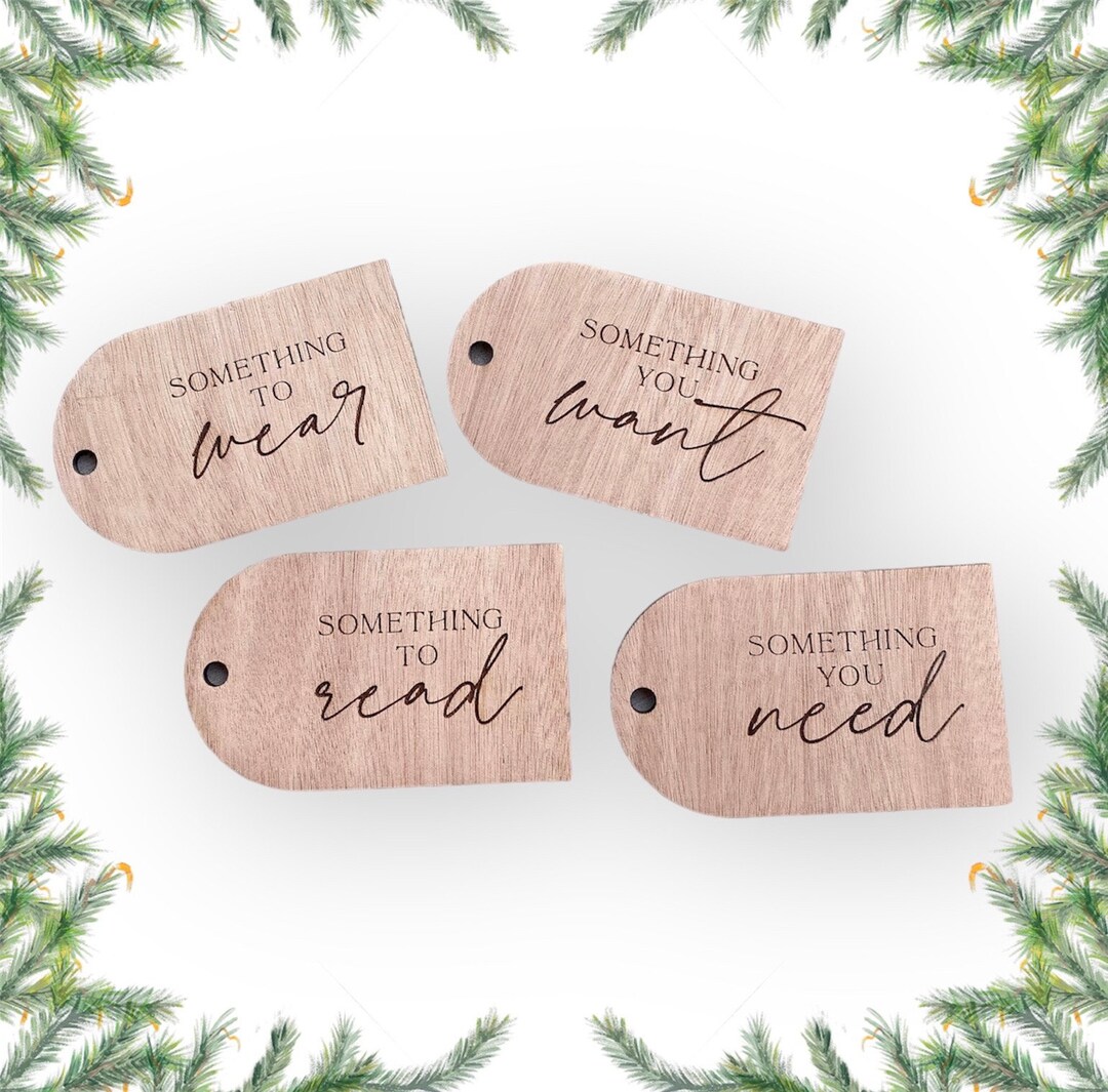 MINIMALIST GIFT TAGS Gift Tag Set Something Gift Tags - Etsy
