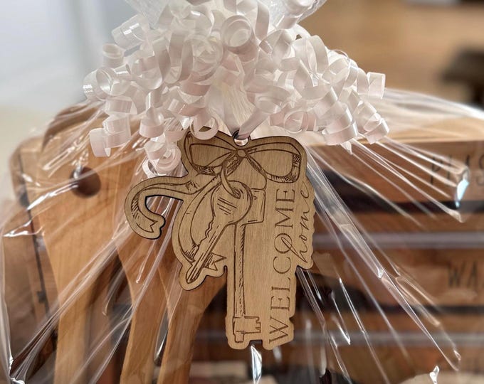 Welcome Home Keys Gift Tags, Housewarming Gift, Realtor Closing Gift ...