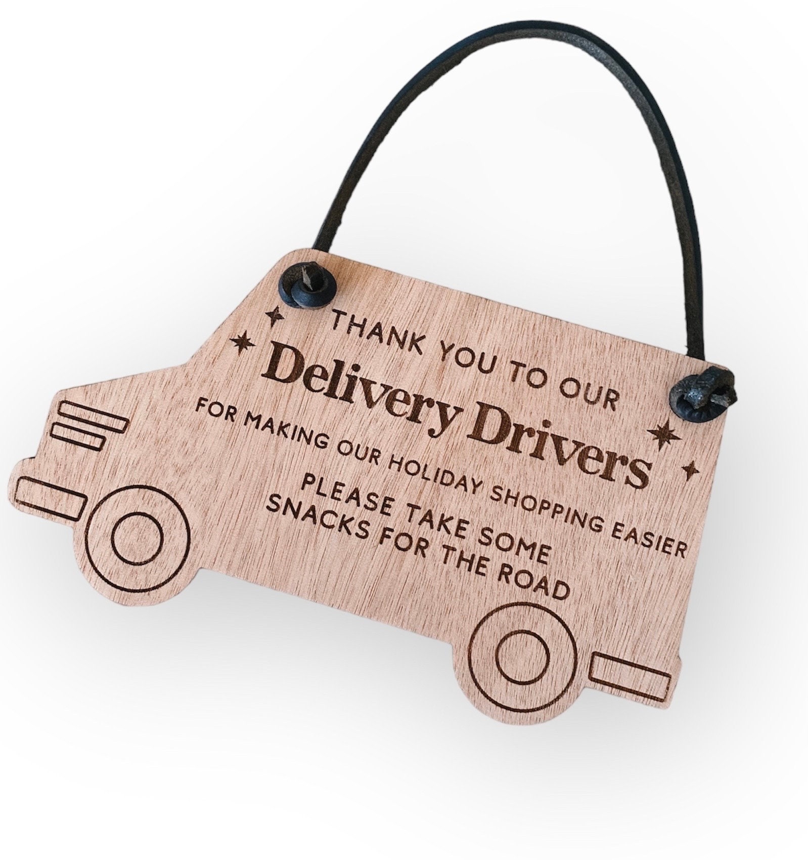 DELIVERY DRIVER SIGN Thank You Delivery Drivers Holiday Cheer Christmas ...