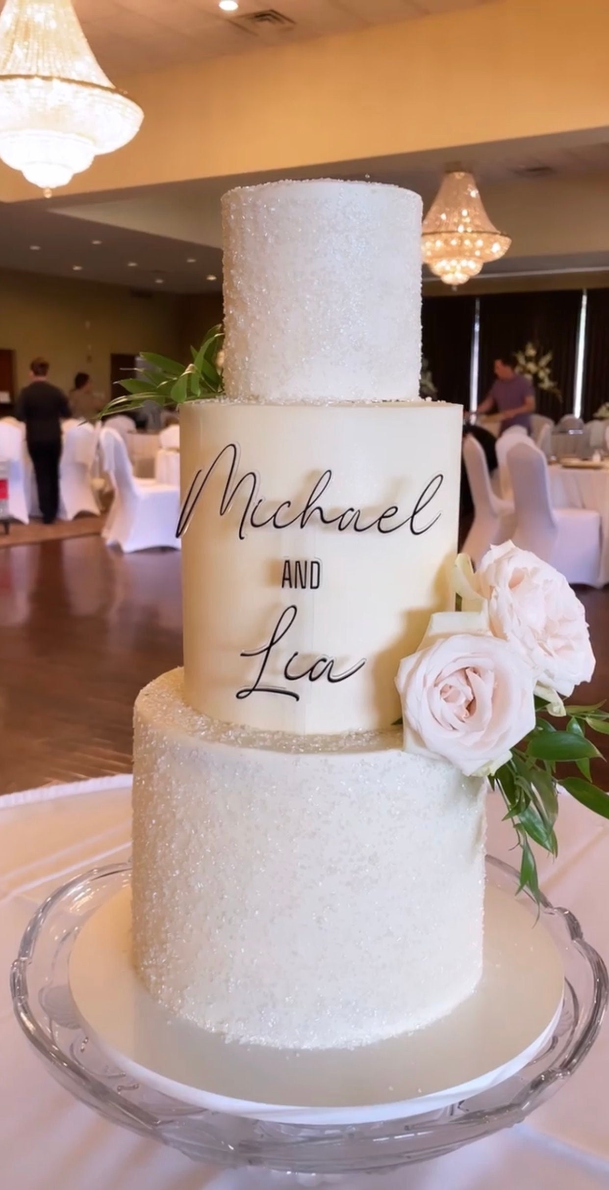 WEDDING CAKE TOPPER Floating Cake Topper Invisible Cake Topper ...