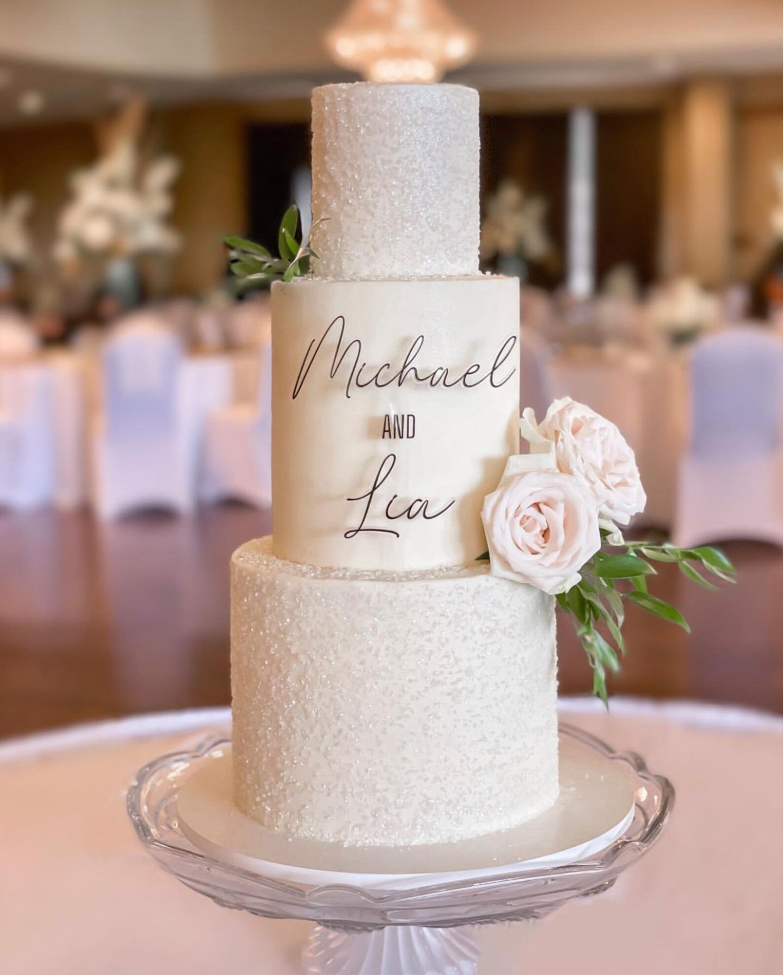 WEDDING CAKE TOPPER Floating Cake Topper Invisible Cake Topper ...