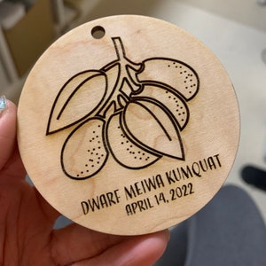 Custom Tree Tag, Custom Plant Tag, Wood Tag, Plant Accessories, Garden ...