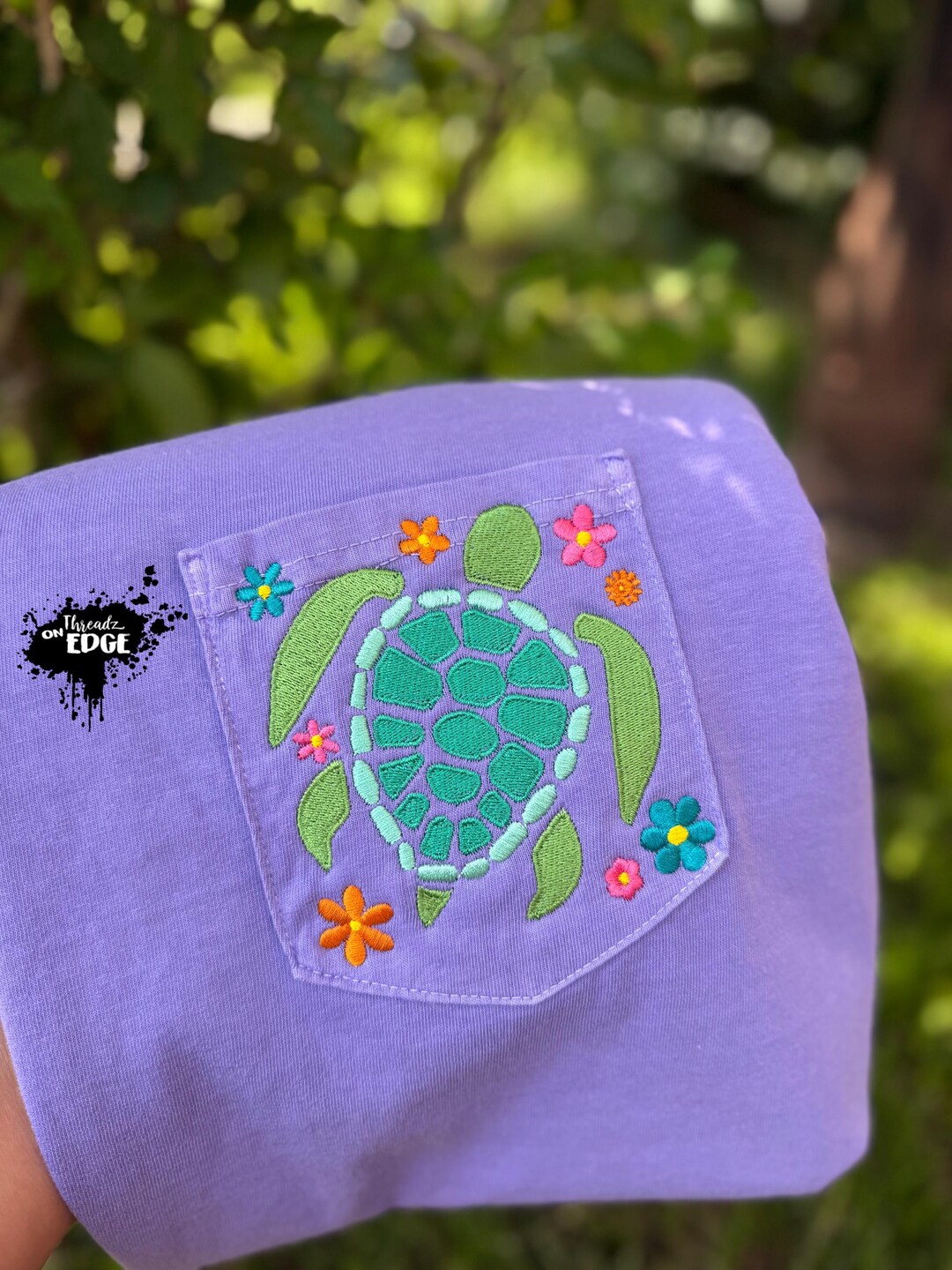 Sea Turtle Pocket Tee - Etsy
