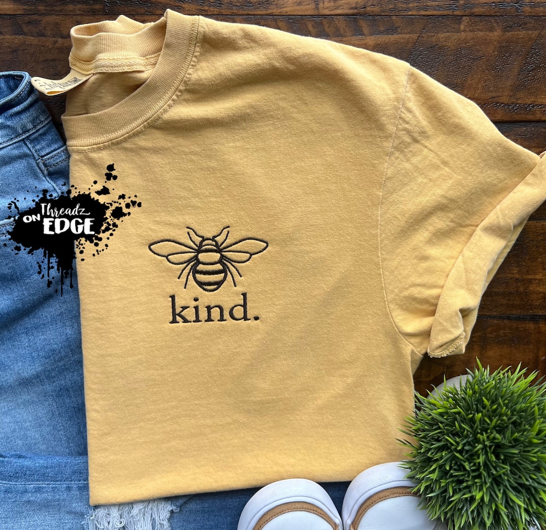 BEE Kind. Left Chest Design - Etsy
