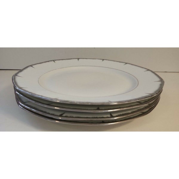 Silver Rim Plates - Etsy