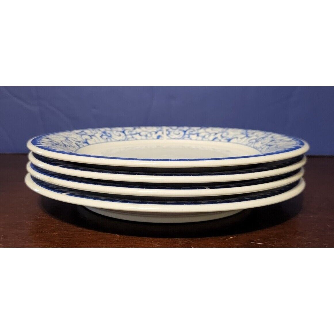 Oneida Blue Trellis Dinner Plate 10" Perfect Settings Set of 4 - Etsy