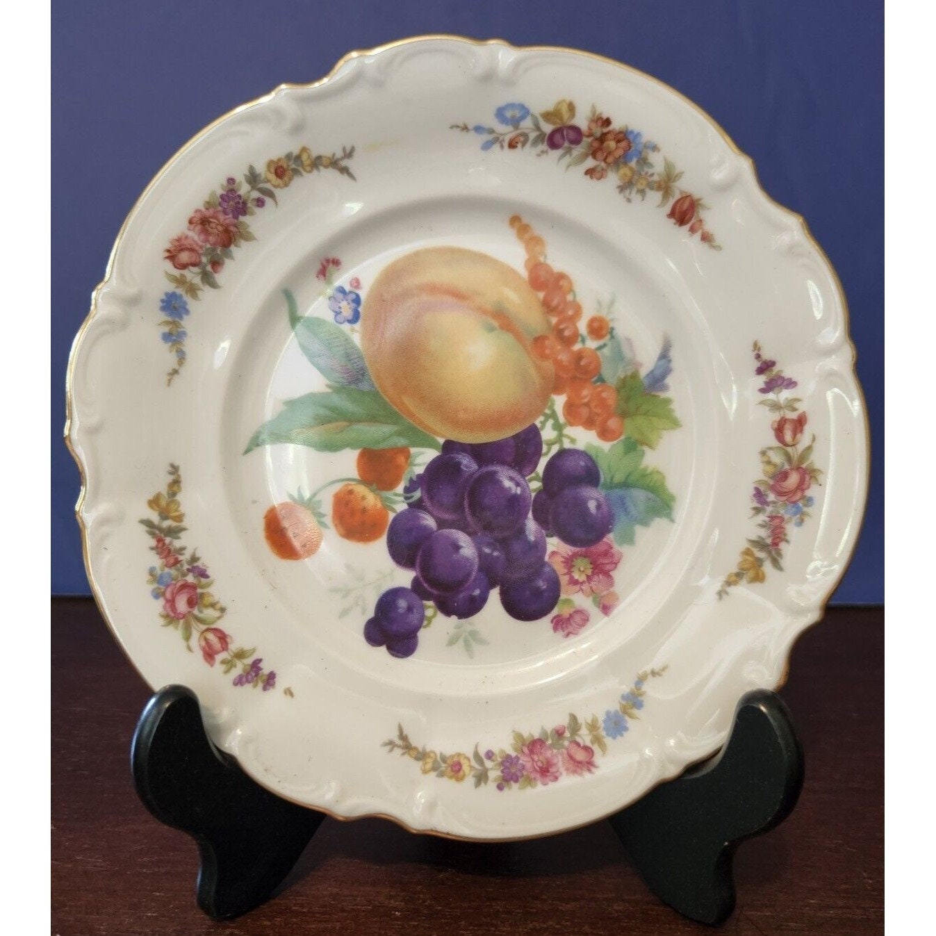 VINTAGE Set of 8 CICO Bavaria Fruit Design Plates Made in Germany 8" - Etsy